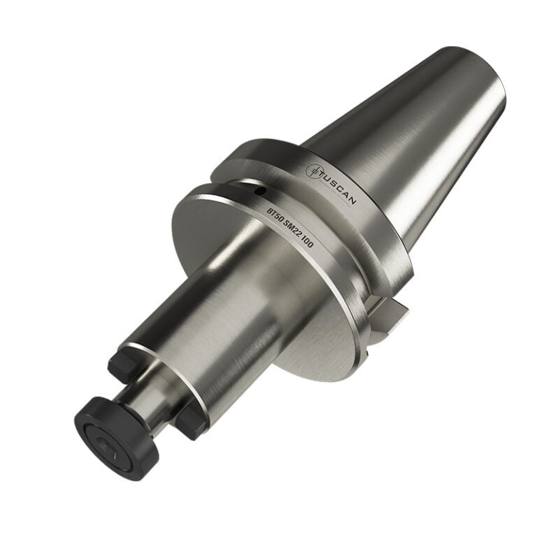 Tuscan BT50 22mm Shell Mill Arbor, 100mm Gauge Length