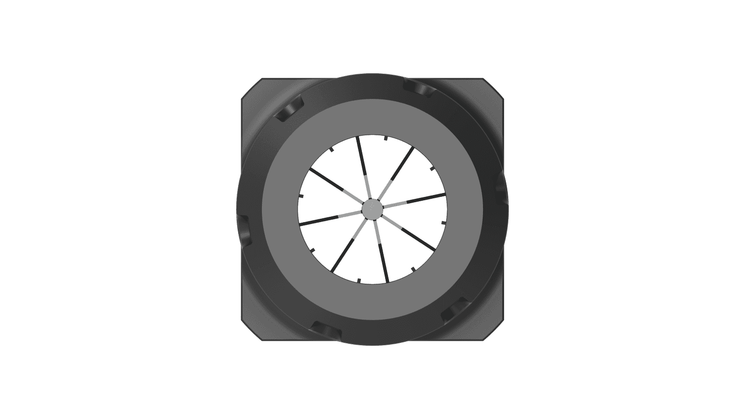 T52-ER50 Collet Fixture | 52mm Location Pitch
